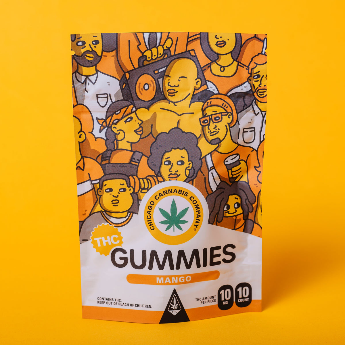 THC Gummies: Mango (100mg) – Chicago Cannabis Company - Lincoln Park
